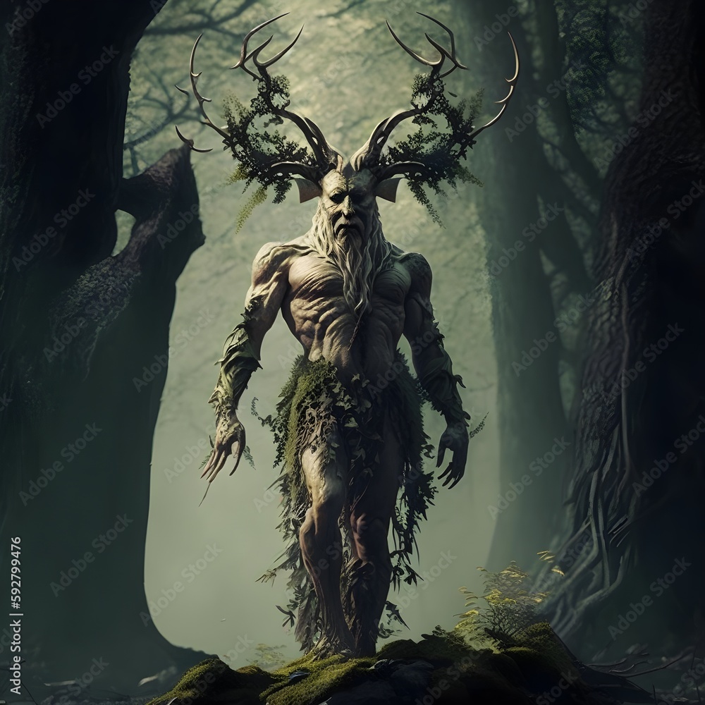 The magestic Cernunnos the archaic and powerful deity widely worshipped ...