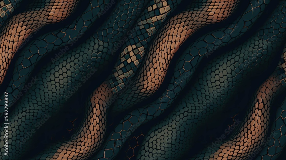 Generative AI Snake Skin: Next-Level Texture for High-Tech Design ...