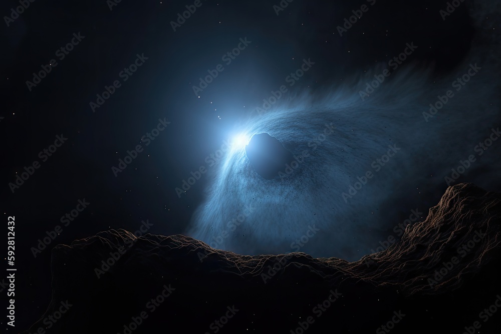 star in the final stages of its birth, with a protoplanetary disk and ...