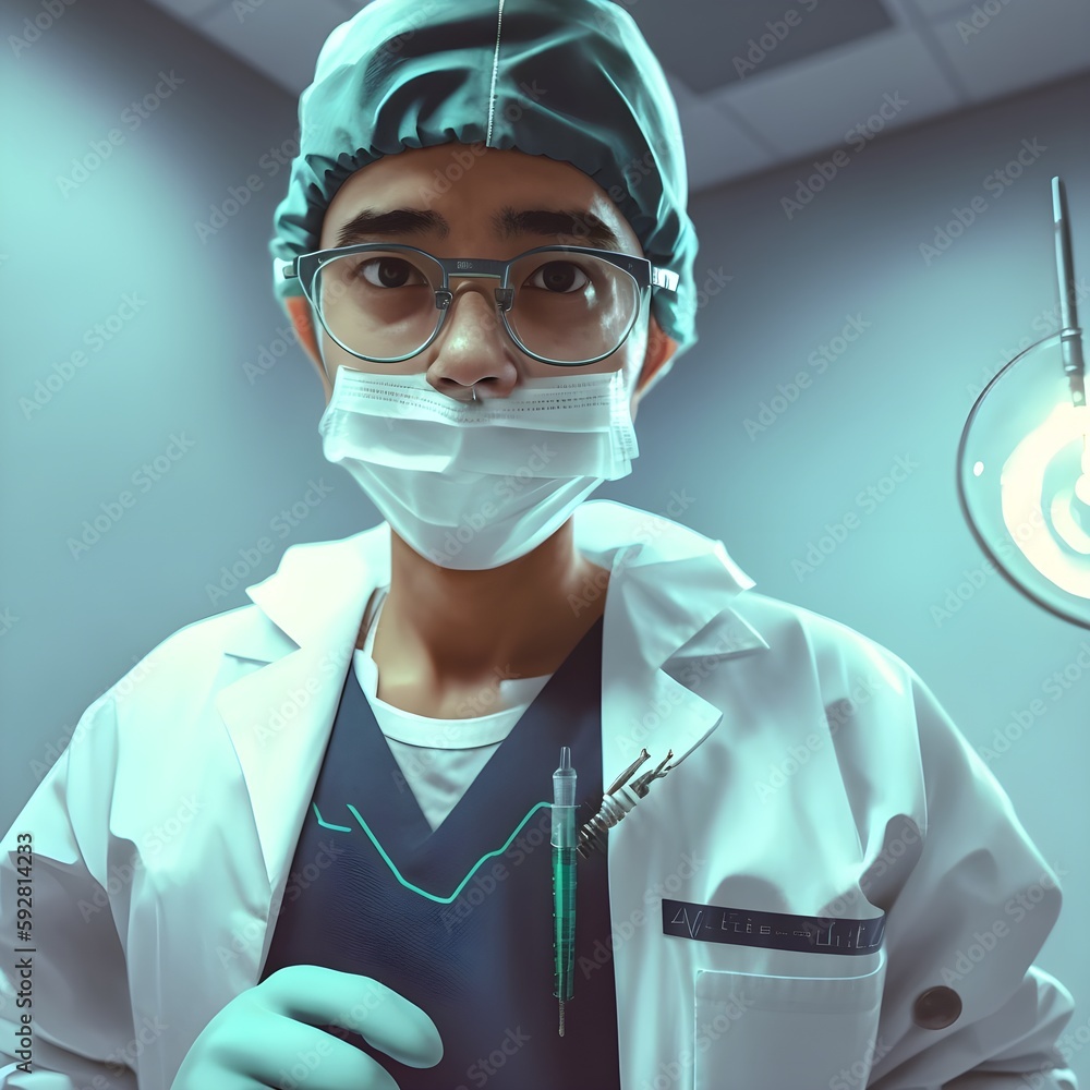 anime doctor surgeon unreal engine octane render highly detailed ...