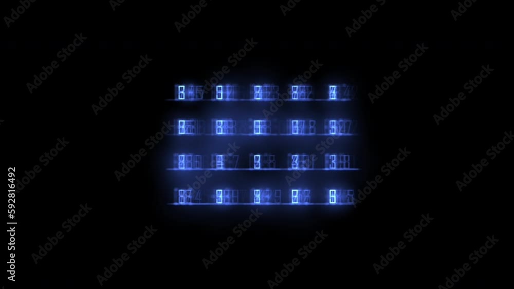 Video Stock AI voice speaking, an animated futuristic sci-fi element ...