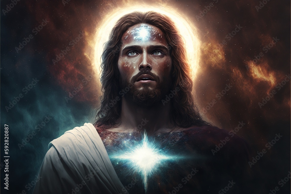 Portrait of Jesus Christ after his resurrection is a powerful image for ...