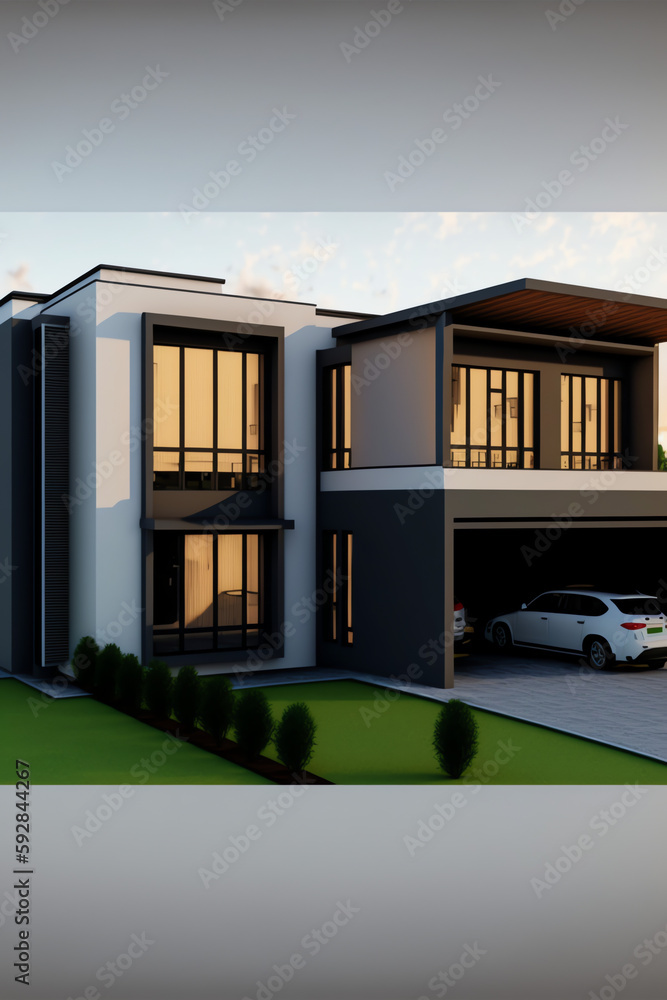 Revolutionizing Modern Architecture: A Stunning House Facade Design ...