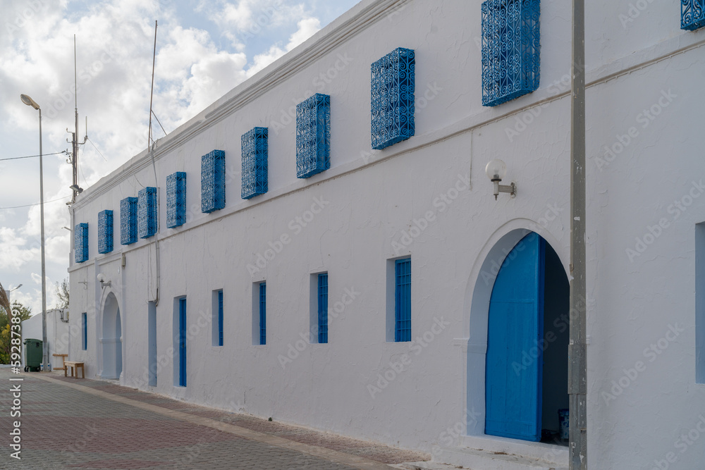Ghriba Synagogue in Djerba, a large island in southern Tunisia Stock ...