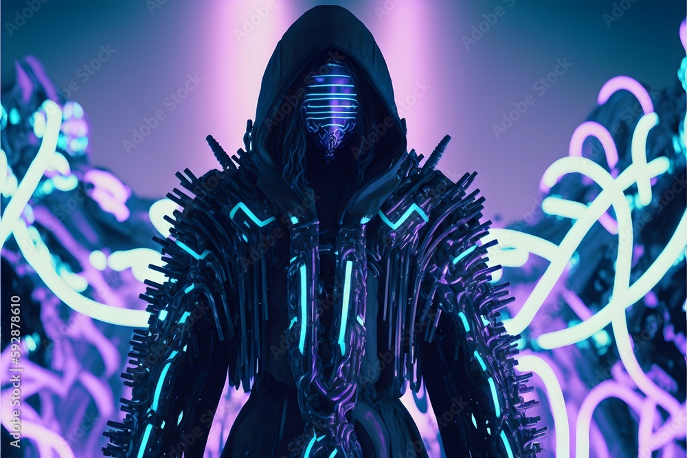 raven from titans character concept highly detailed full body view 3d ...