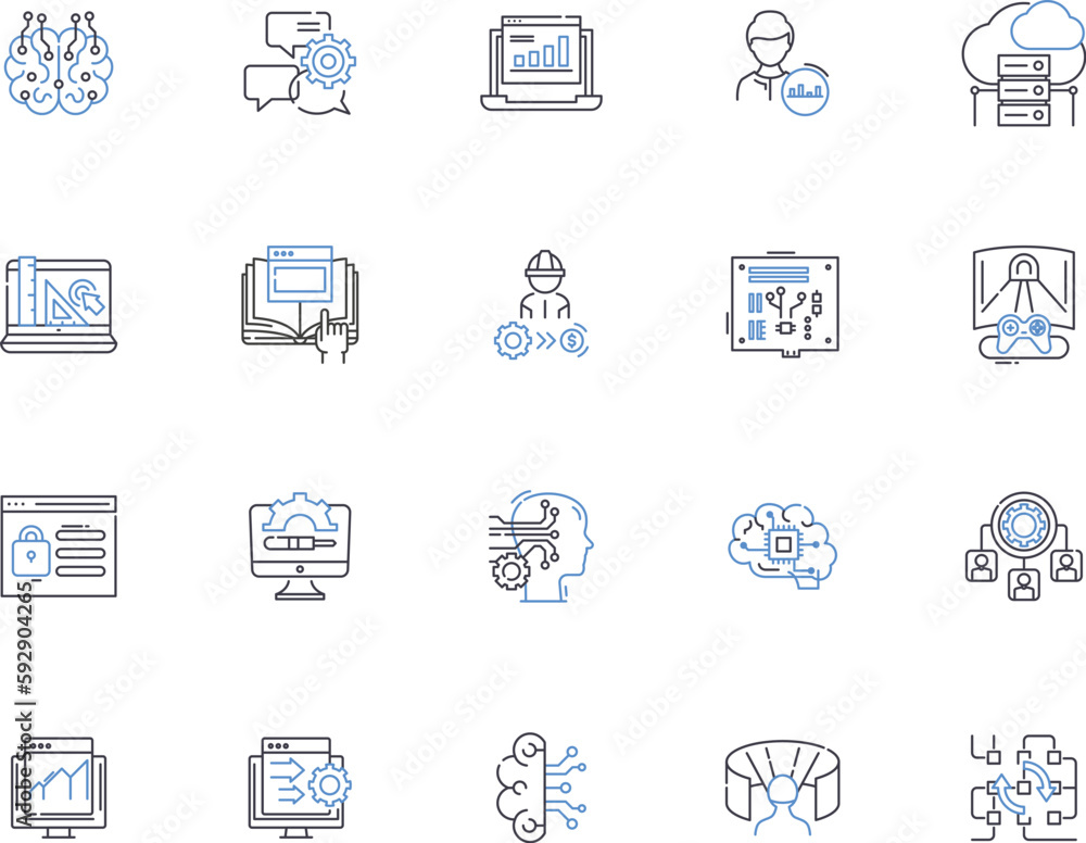 Programming Coding Outline Icons Collection Coding Programming Scripting Compiling