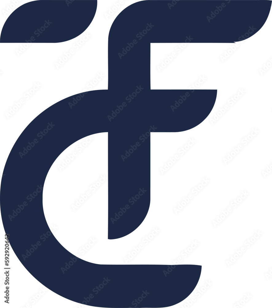 cf logo design Stock Vector | Adobe Stock