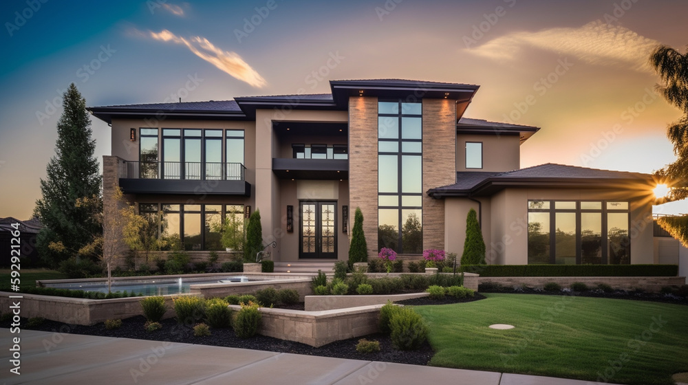 3d Modern Luxury Real Estate House For Sale And Rent Luxury Property