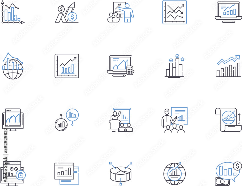 Data visualization outline icons collection. Data, Visualization, Chart ...