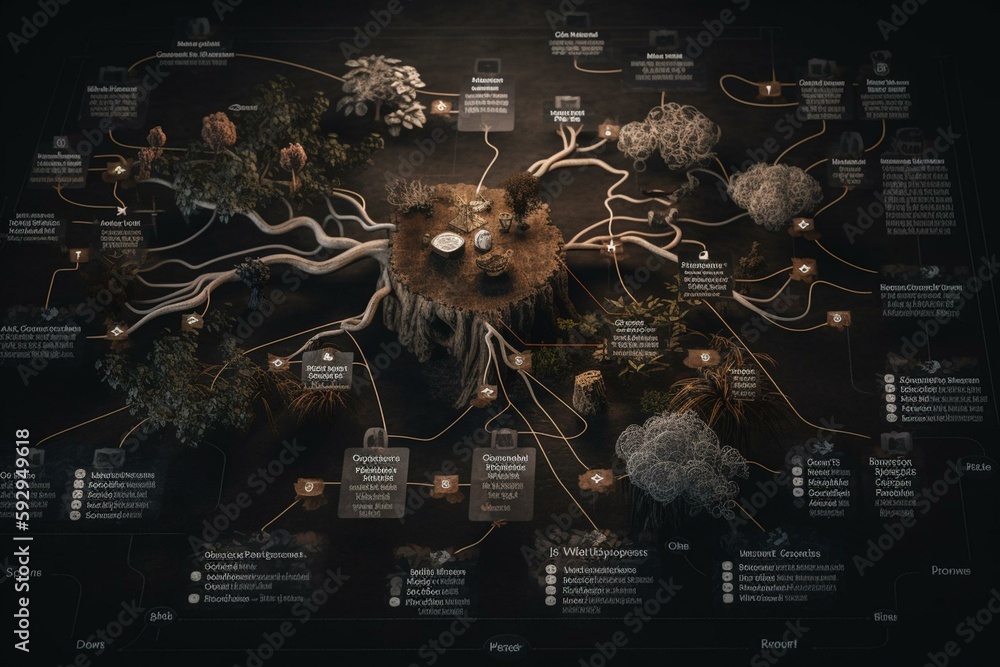 flow chart background . Generative AI Stock Illustration | Adobe Stock