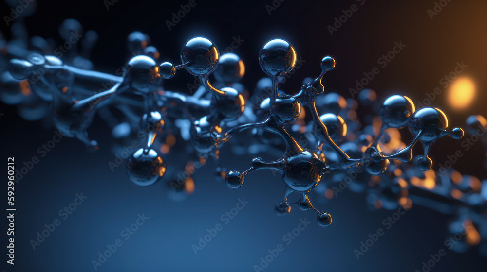 Exploring the Microscopic World: A Detailed Molecular Structure in 8K ...