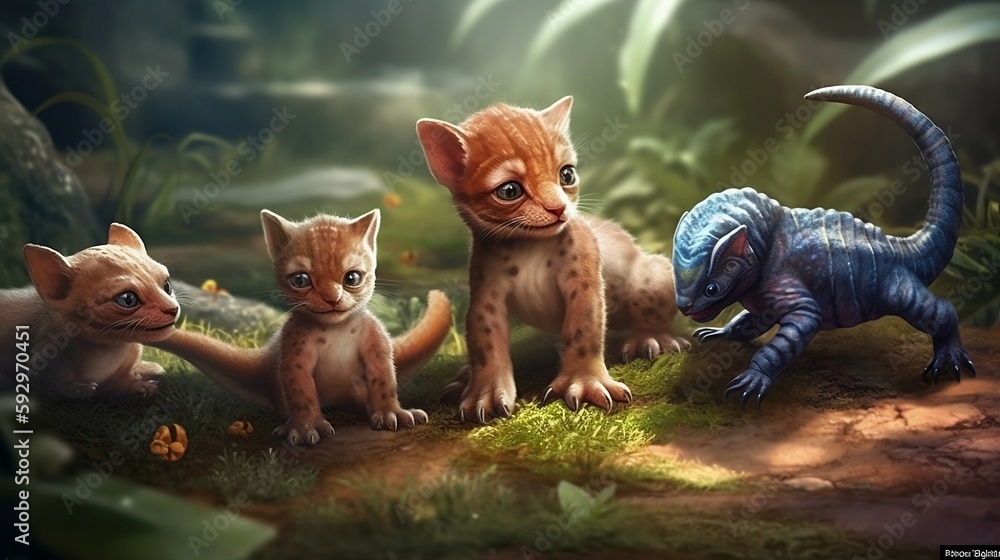 Jurassic Park...But With Kittens": What if instead of dinosaurs ...
