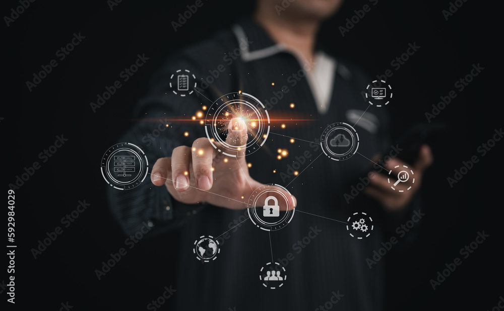 Digital transformation change management by Ai technology to process ...