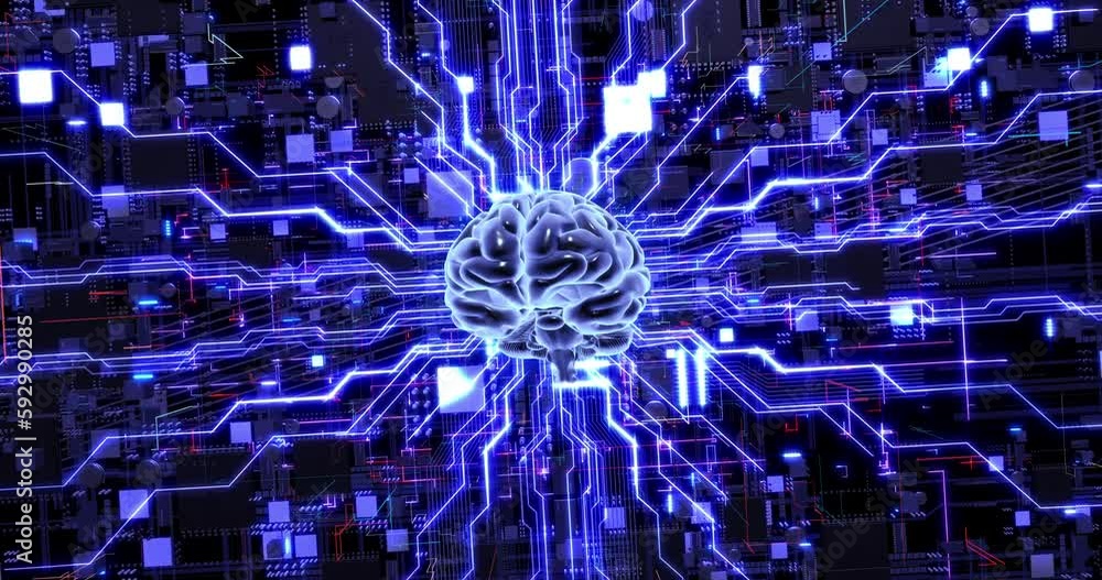 Vidéo Stock Unleashing the Power of AI: Cutting-Edge Computer Chips and ...