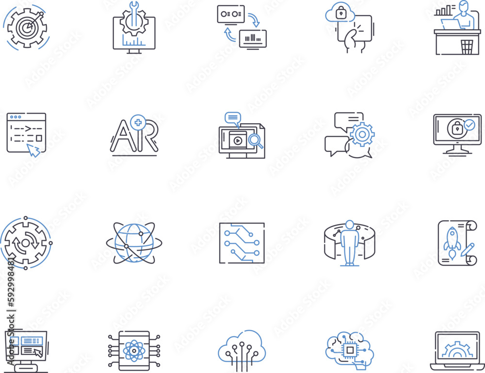 Programm Outline Icons Collection Program Programm Programming Plans Scripts Algorithms