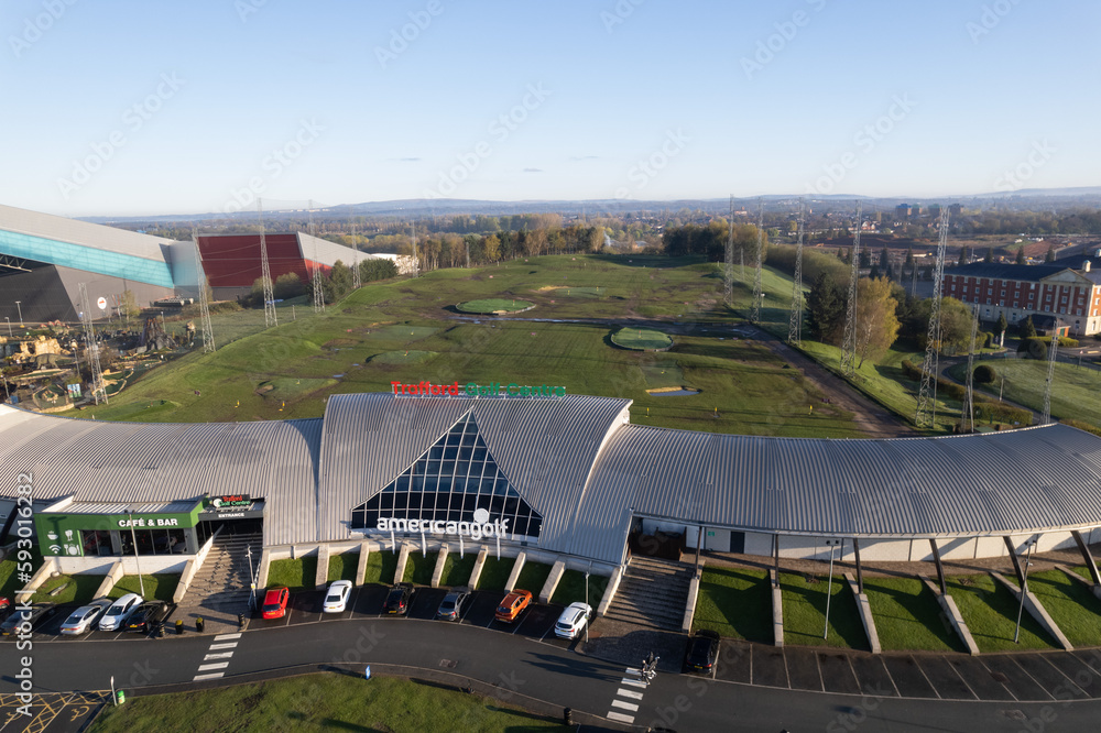 Manchester, trafford United Kingdom April 15th 2023 driving range ...