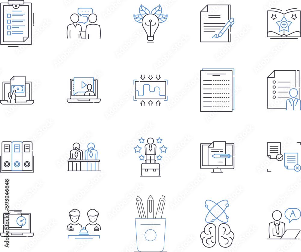 Balanced scorecard outline icons collection. Scorecard, Balanced ... Balanced scorecard outline icons collection. Scorecard, Balanced ...
