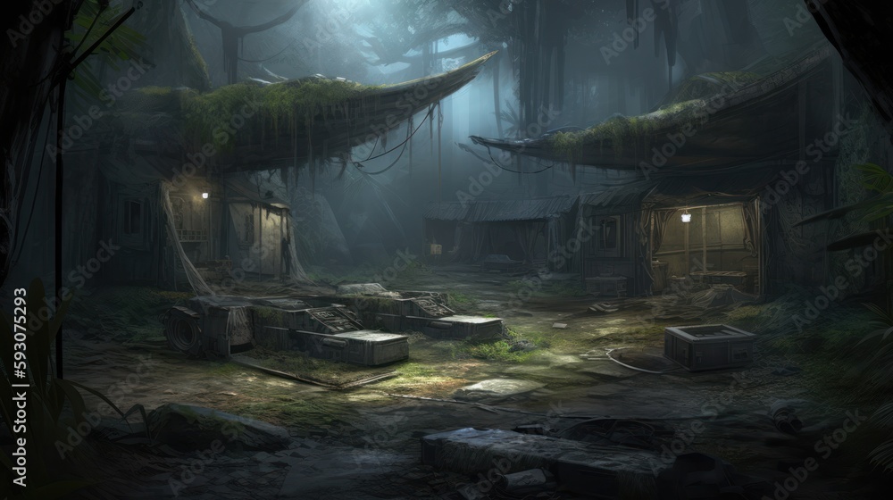 Military Game Art Environments Background Stock Illustration | Adobe Stock