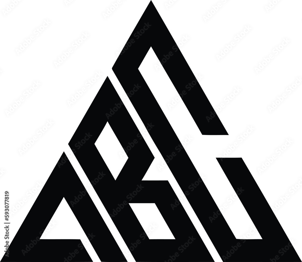 ABC LOGO DESIGN Stock Vector | Adobe Stock