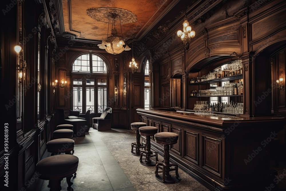 Classic Bar: An Elegant Dining Experience in a Luxurious Indoor Setting ...