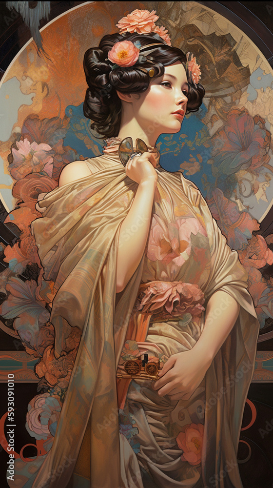 dynamic manga oil painting poster by Joseph Christian Leyendecker ...