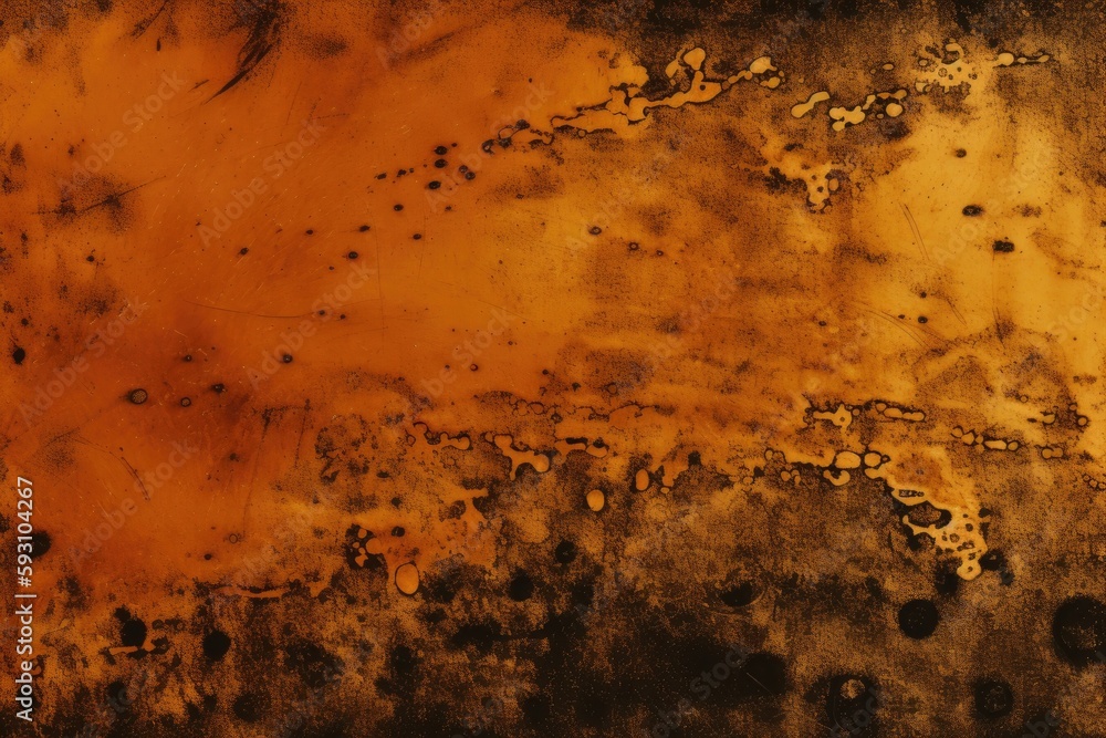 rusted surface with black pitting and corrosion. Generative AI Stock ...