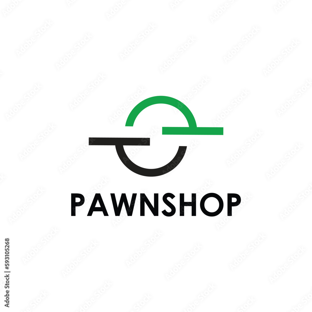 Pawn Shop Logo design templates Stock Vector | Adobe Stock