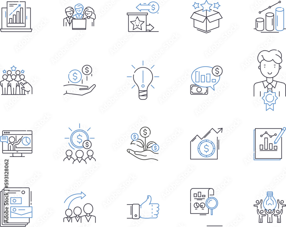 Efficiency And Effectiveness Icons