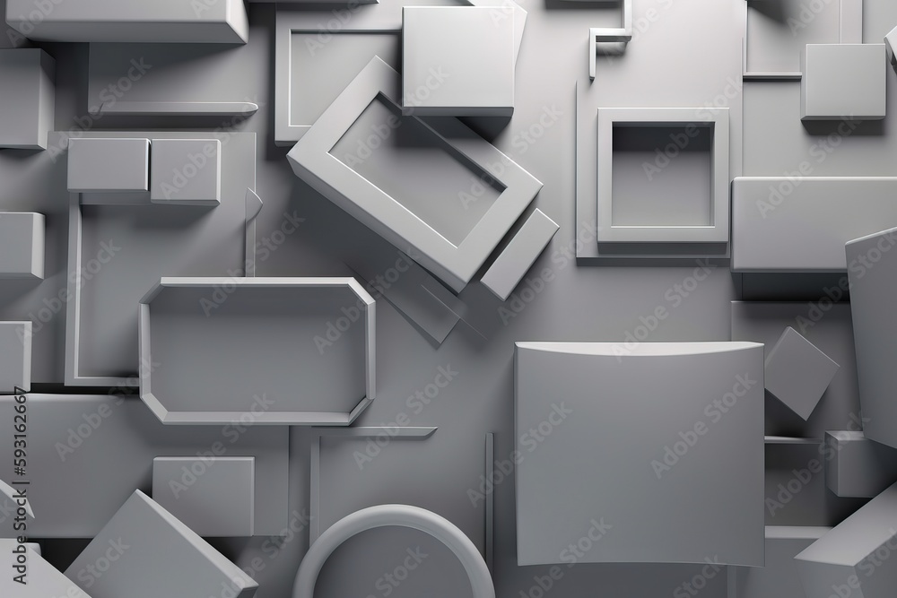 a bunch of different shapes and sizes of objects on a surface that looks like a surface with a ...