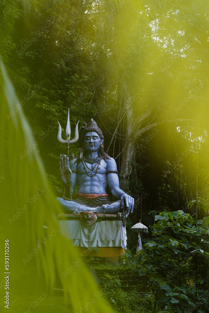 Statue of Shiva in Bali. Stock Photo | Adobe Stock
