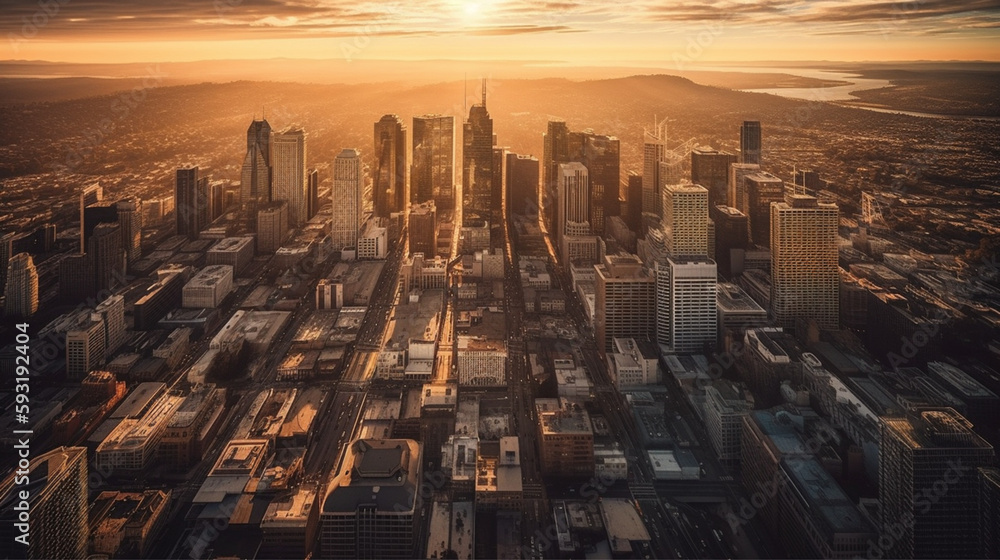 golden hues and a magical glow that evokes the spirit and dynamism of ...