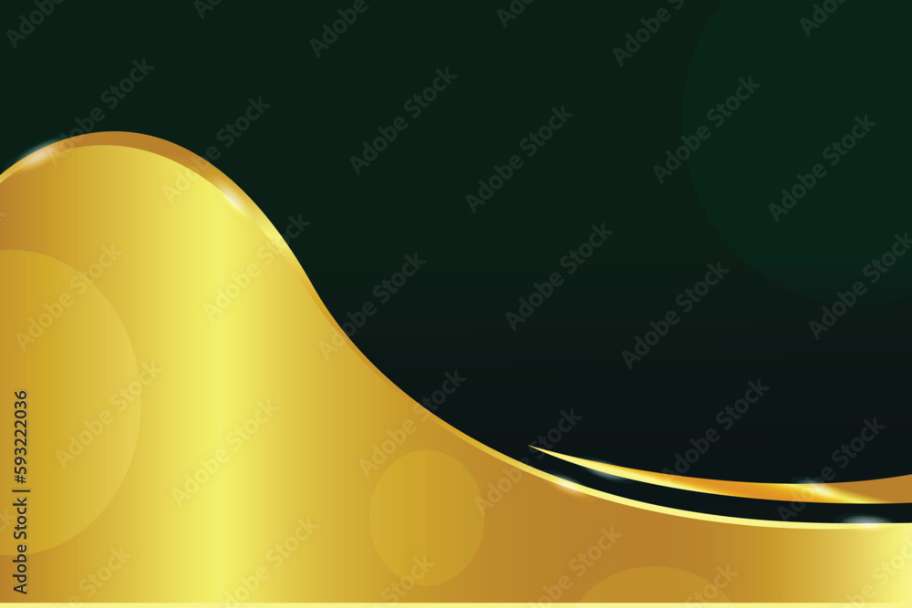 Vector golden background banner design Stock Vector | Adobe Stock