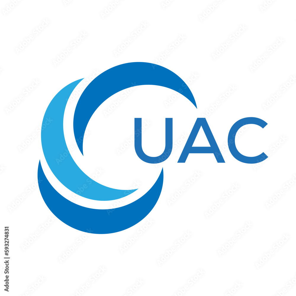 UAC Letter logo design template vector. UAC Business abstract ...