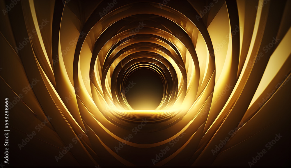 Credible_background_image_Gold_texture_light_tunnel_design Stock ...