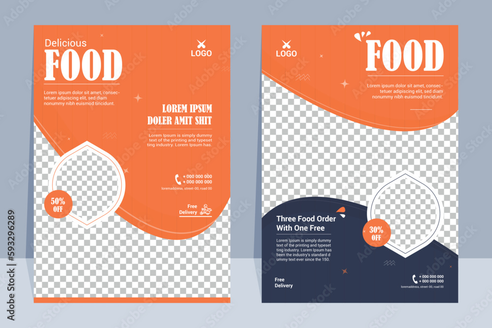 Food Flyer Template design, restaurant food flyer, fast food template ...