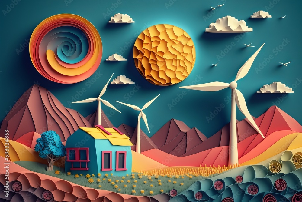 Sustainability And Environment, Paper Quilling, Planet Earth, Eco ...