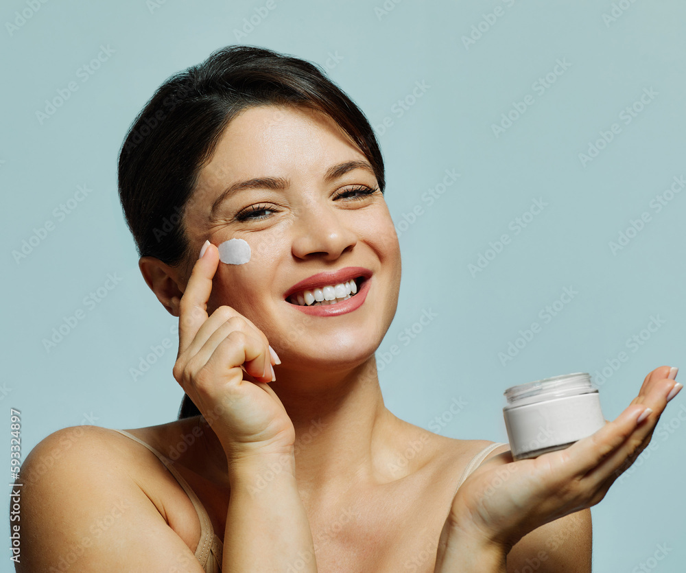 portrait woman beauty beautiful female young face model skin fashion ...