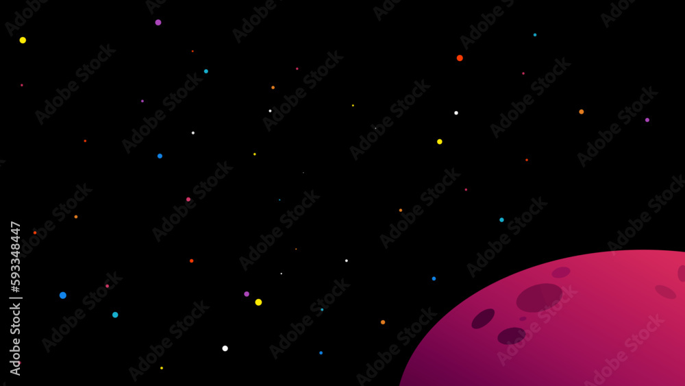 among us space scenario background landscape Stock Vector | Adobe Stock