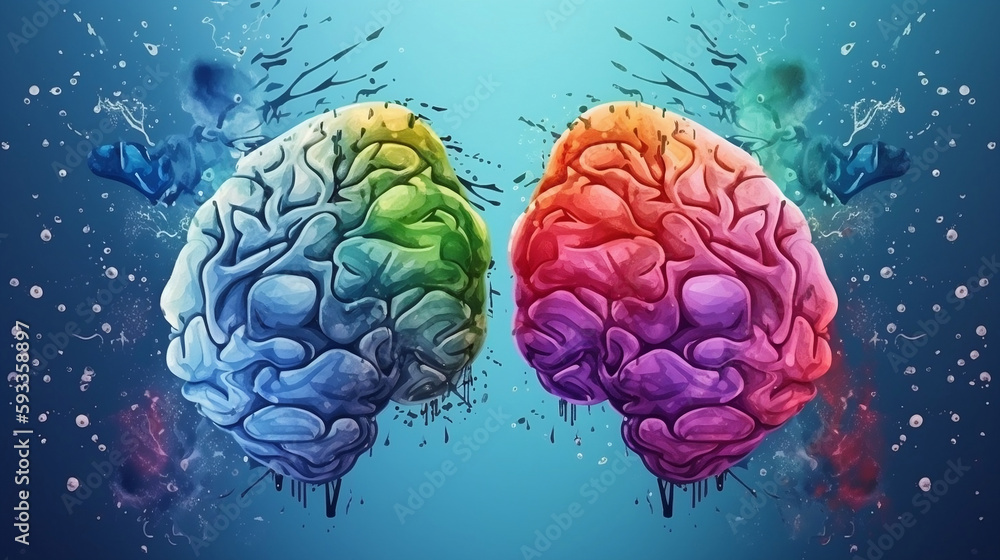The concept of the human brain. The right creative hemisphere versus ...