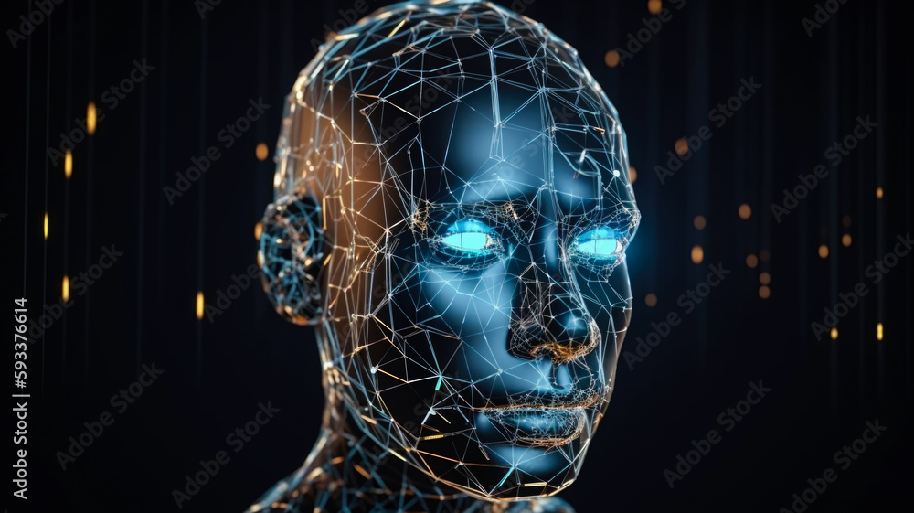 Technology background Data flow concept. Big data technology and data ...