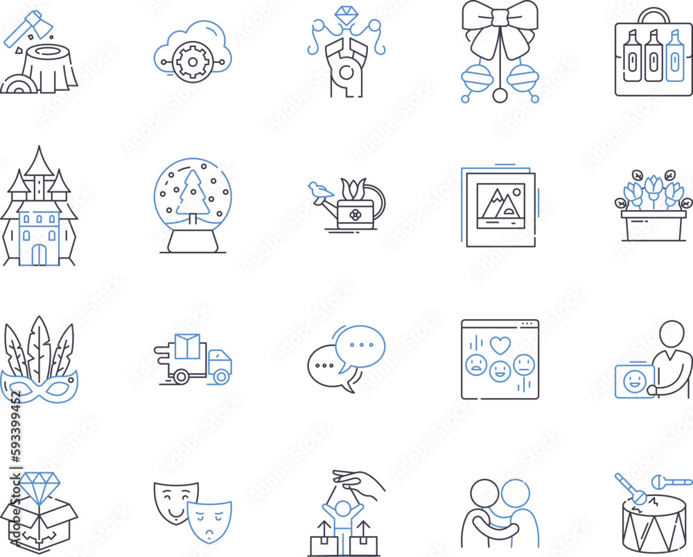 performance art outline icons collection. Performance, Art, Theatre ...