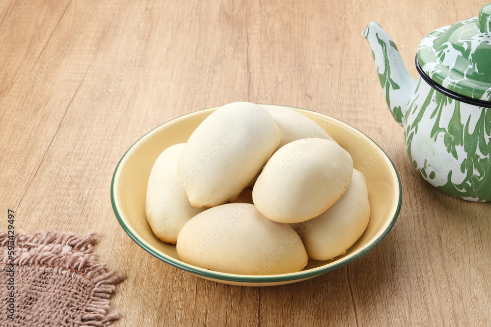 Nopia or Ndog Gluduk, Indonesian traditional snack, made from flour ...