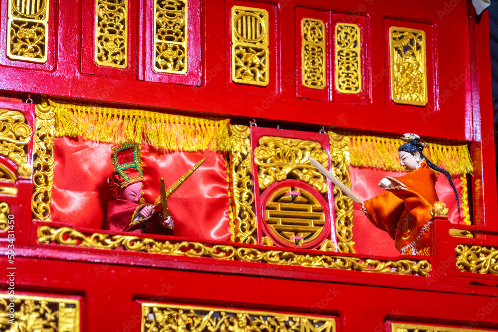 Foto de Wayang Potehi (Chinese puppets) originating from southern China ...