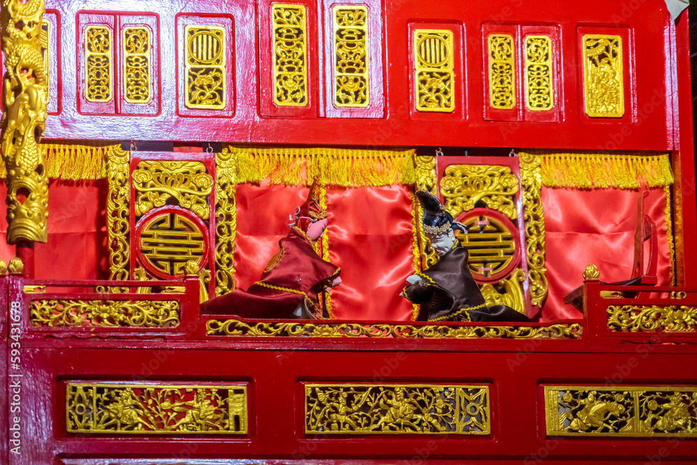 Foto de Wayang Potehi (Chinese puppets) originating from southern China ...