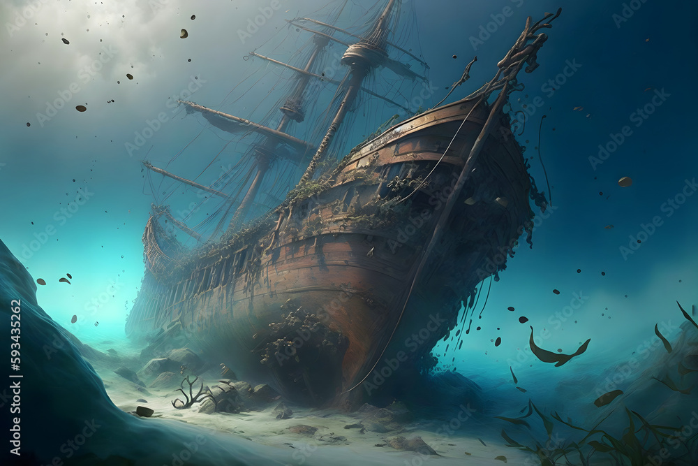 Actual Sunken Pirate Ships