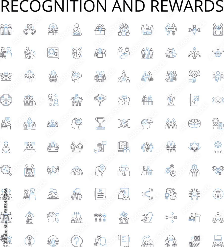 Recognition and rewards outline icons collection. Recognition, Rewards ... Recognition and rewards outline icons collection. Recognition, Rewards ...