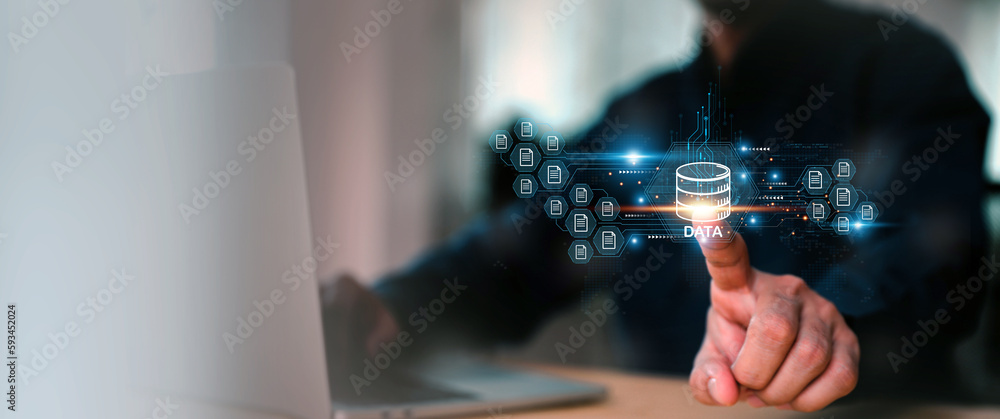 Cloud computing data management technology system for computer network ...