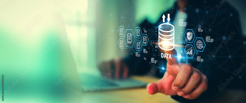 Cloud computing data management technology system for computer network ...