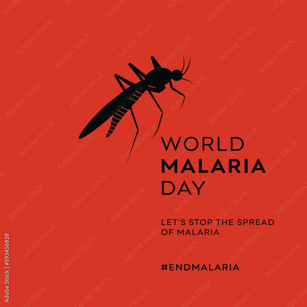 World Malaria Day April 25, Malaria Awareness Social Media Creative ...