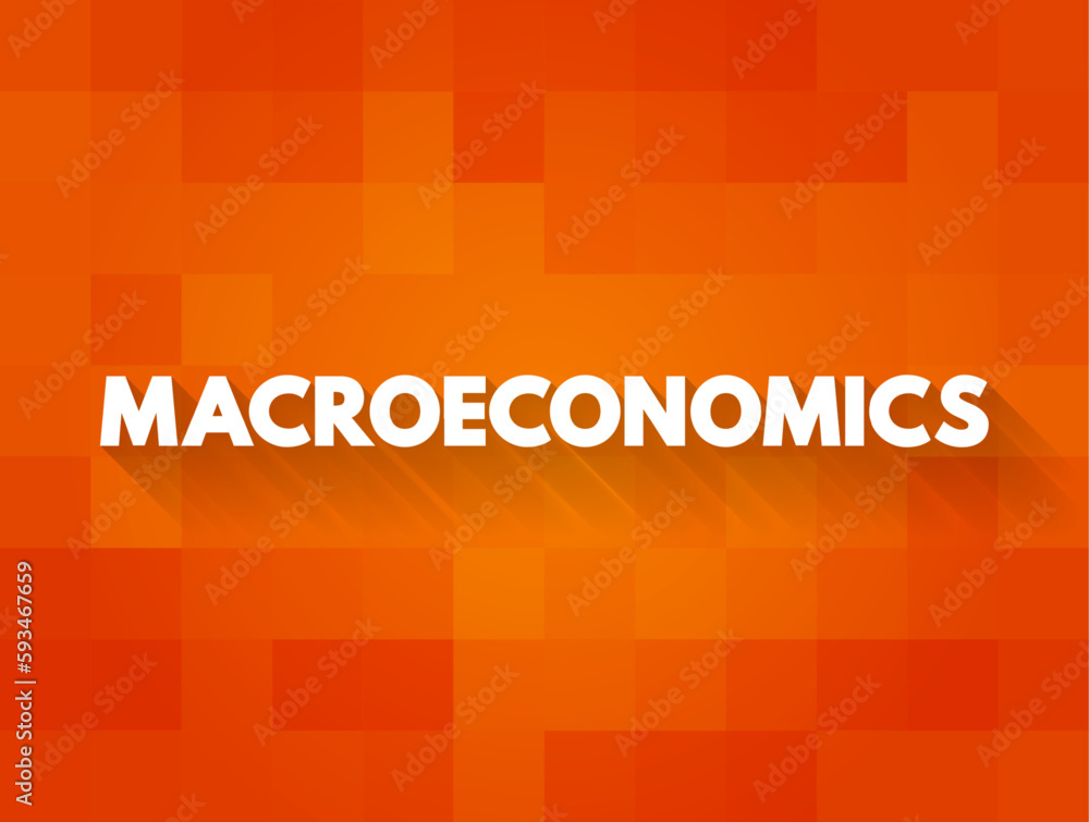 Macroeconomics is a branch of economics which deals with the ...